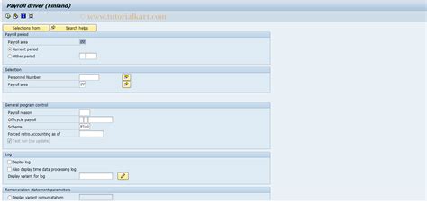 PC00 M44 CALC SIMU SAP Tcode Simulate Payroll Accounting Finland