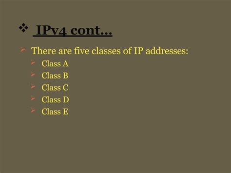 Ipv4 And Ipv6 Addressing Computer Networks PPT