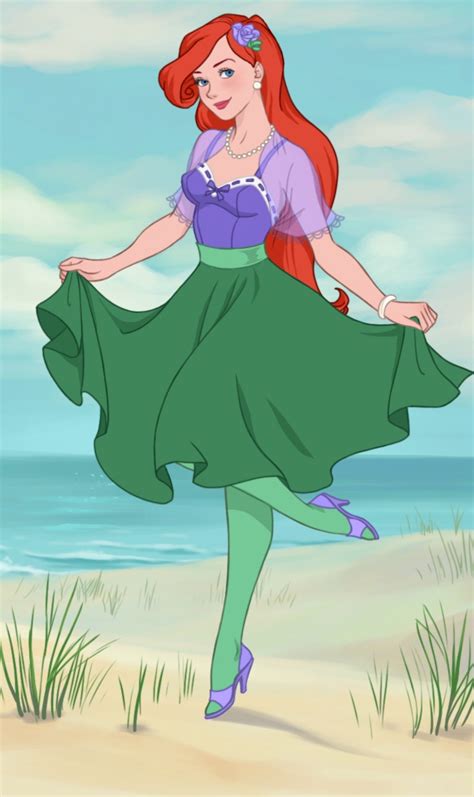 Pin Up Mermaid Princess Ariel By Arielxjim08 On Deviantart