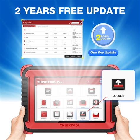 Thinkcar Thinktool Pro Obd2 Car Diagnostic Tool All Systems 2 Years Fr Vxdas Official Store
