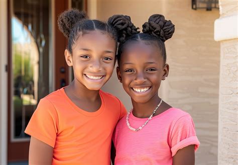 Download Ai Generated Sisters Smiling Royalty Free Stock
