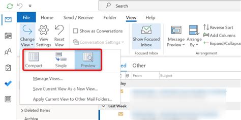 How To Reset The View In Outlook