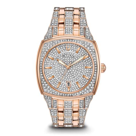 Bulova Mens Watch Rose Gold Discountstore