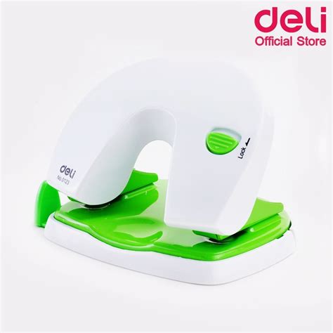 เครื่องเจาะรูกระดาษ 20 แผ่น แบบประหยัดแรง Deli 0123 Punch ตุ๊ดตู่ ที่เจาะกระดาษ นัดพบเครื่องเขียน