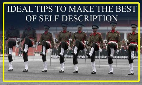Ideal Tips To Prepare Self Description Test For SSB Interview