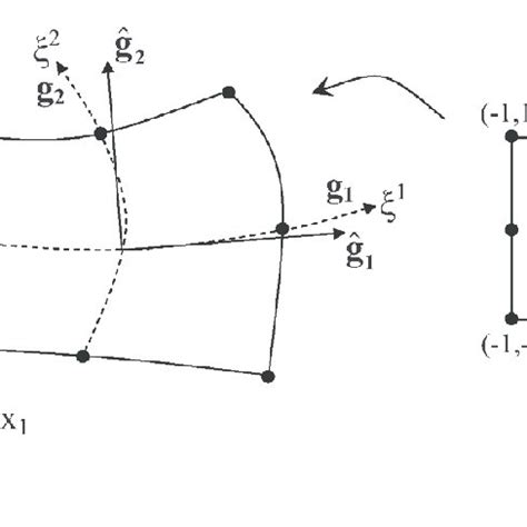 Global Cartesian Coordinates Curvilinear Coordinates And Download Scientific Diagram