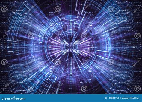 Hi Tech Abstract Background Stock Image Image Of Data Corporate 117831765