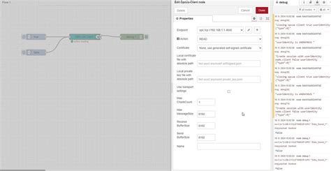 Node Red Crash After Write Boolean To Cpu1500 Opc Ua General Node