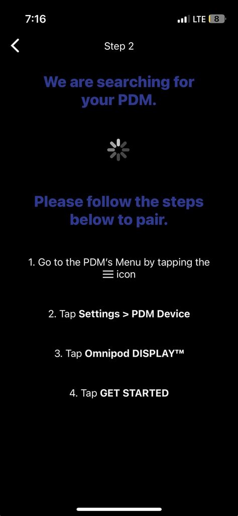 Why Is There Not The Option Of Pdm Devices On My Omnipod Phone Romnipod