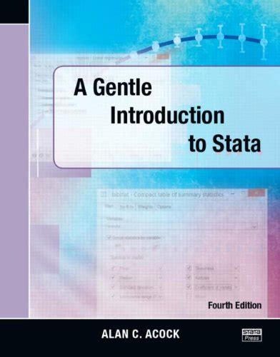 A Gentle Introduction To Stata 4th Edition Controses Store