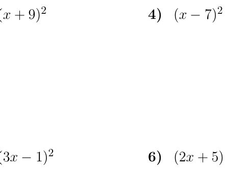 Square Of Sum Or Difference Bundle Teaching Resources