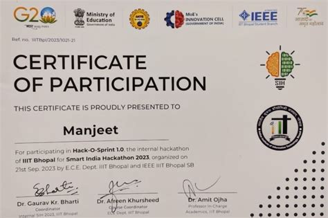 Manjeet Yadav On Linkedin Sih Hackathon Innovation Achievement Learning