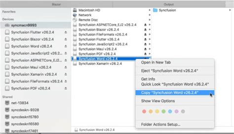 installing syncfusion ® word mac installer syncfusion