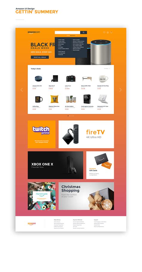 Amazon Ui Design Concept On Behance