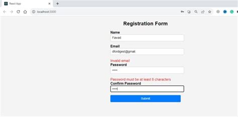 Mastering Reactjs Form Validation Using Yup And Formik A Comprehensive