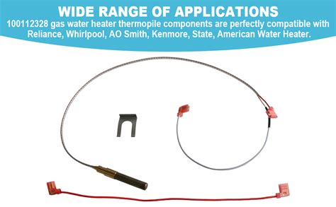 100112328 21 Thermopile Assembly For Natural Gas Water