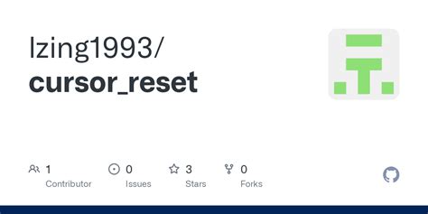 Github Lzing1993cursorreset