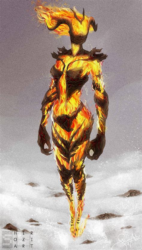 Flame Atronach Concept Art