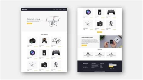 How To Make Ecommerce Website Using Html Css And Bootstrap Create