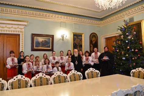 Дитячий хор «Пектораль привітав Патріарха Філарета зі святом Різдва Христового Українська