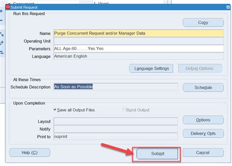 Purge Concurrent Request And Manager Data Part2 Oracle Solutions