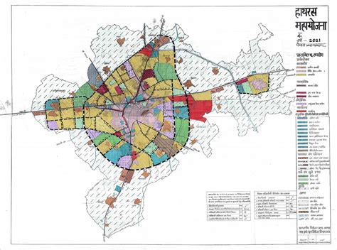 Hathras Mahamayanagar Master Plan Regulated Area Map Pdf 2021 Masterplansindia