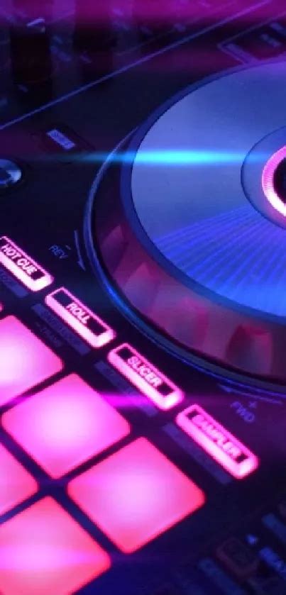 Vibrant Dj Controller Wallpaper Free Download