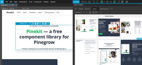 Pinegrow Web Editor January Pinegrow Web Editor