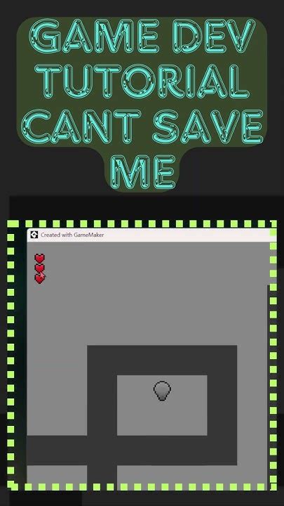 When The Tutorial Cant Save You Gamedev Gamedevelopment Youtube