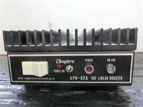 T【b4 90】【80サイズ】 Ampere アンペール Apb 82a Vhf Linear Booster リニアアンプ ジャンク扱い ※傷・汚れ有｜代購幫