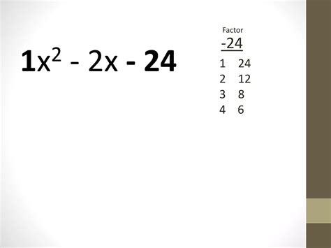Factoring Quadratics Ex 3 Pptx Factoring Quadratics Ex 3 Pptx