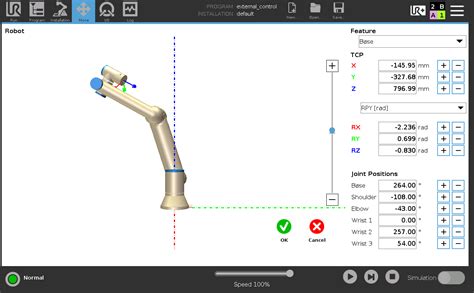 URSIM And RVIZ Coordinates Does Not Match Issue 570