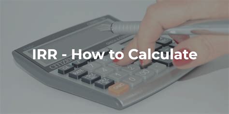 IRR Formula How To Calculate EFinancialModels