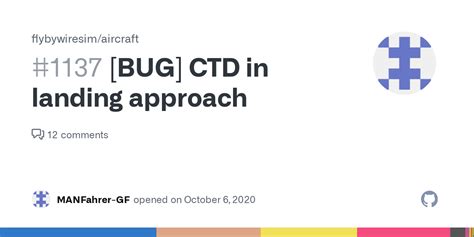 Bug Ctd In Landing Approach · Issue 1137 · Flybywiresimaircraft · Github