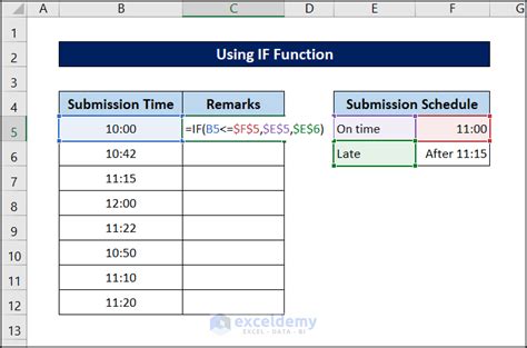 Returning A Value If Time Is Between A Range In Excel 8 Examples Exceldemy