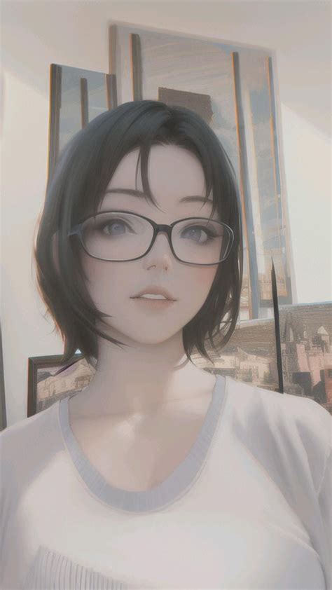 Anime Girl Pfp Cat Eye Glass Anime Girl Glass