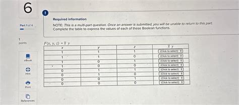 Solved Required Information Note This Is A Mult Part