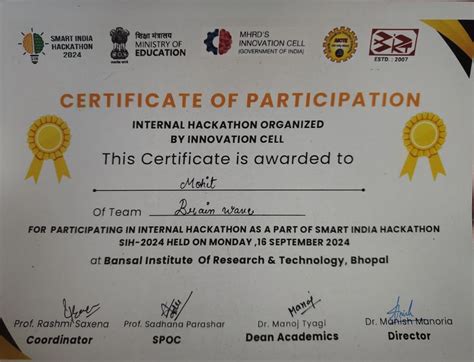 Mohit Mohit On Linkedin Inovation Hackathon Smart Sih2k24 Achivment Technlogy Bgi…