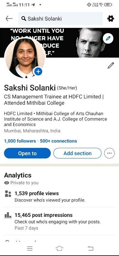 Sakshi Solanki On Linkedin Gratitude 27 Comments