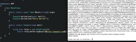 C Eliding Async And Await On Client Is Not Throwing Exception On