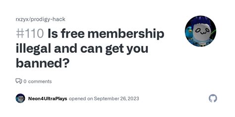Is Free Membership Illegal And Can Get You Banned Issue Rxzyx Prodigy Hack Github