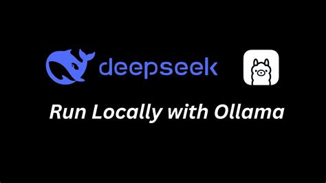 How To Run Deepseek R1 Locally Using Ollama Youtube