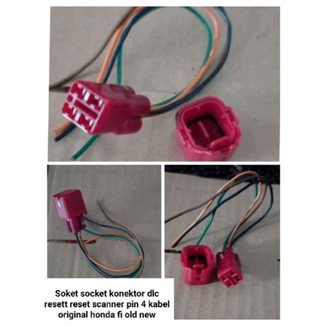Jual Soket Socket Konektor Dlc Resett Reset Scanner Pin 4 Kabel Jual Soket Socket Konektor Dlc Resett Reset Scanner Pin 4 Kabel