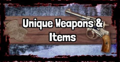 Rdr2 Unique Weapons And Items How To Get Red Dead Redemption 2