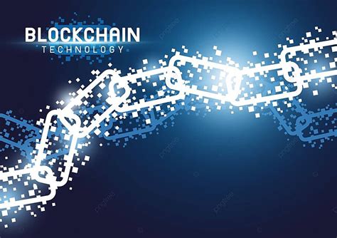 Blockchain Technology Background Vector Illustration Security Block Pixel Vector Security