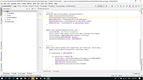 codelabs for android developer fundamentals v2 lesson 2 activities