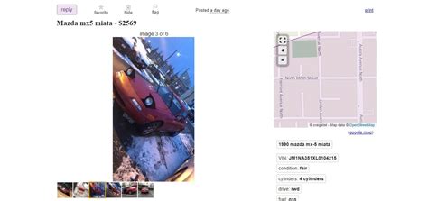 Bad Driver Lists Piece Of T” Mazda Mx 5 For Sale On Craigslist