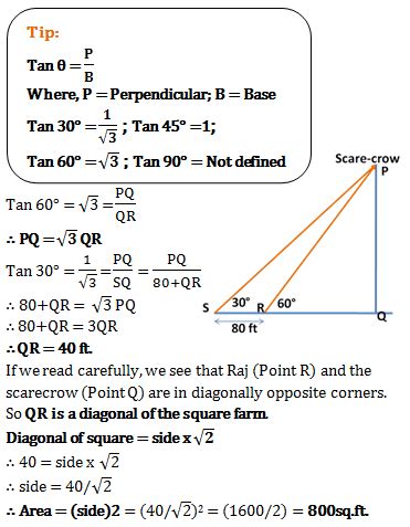 Height And Distance Quantitative Aptitude MCQ Questions