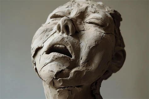 Expresando Emociones A Través De Esculturas De Arcilla Que R Generativo