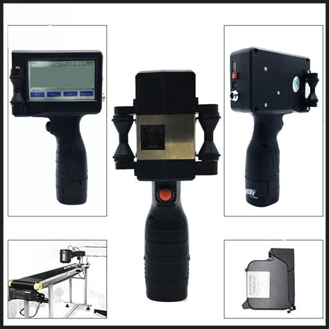 2 127mm Handheld Inkjet Printer Smart Touch Coder Label Printer Usb